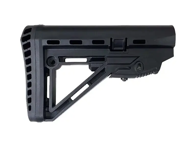 XTS Collapsible AR Battle Stock, Mil-Spec, Black - Airsoft Extreme