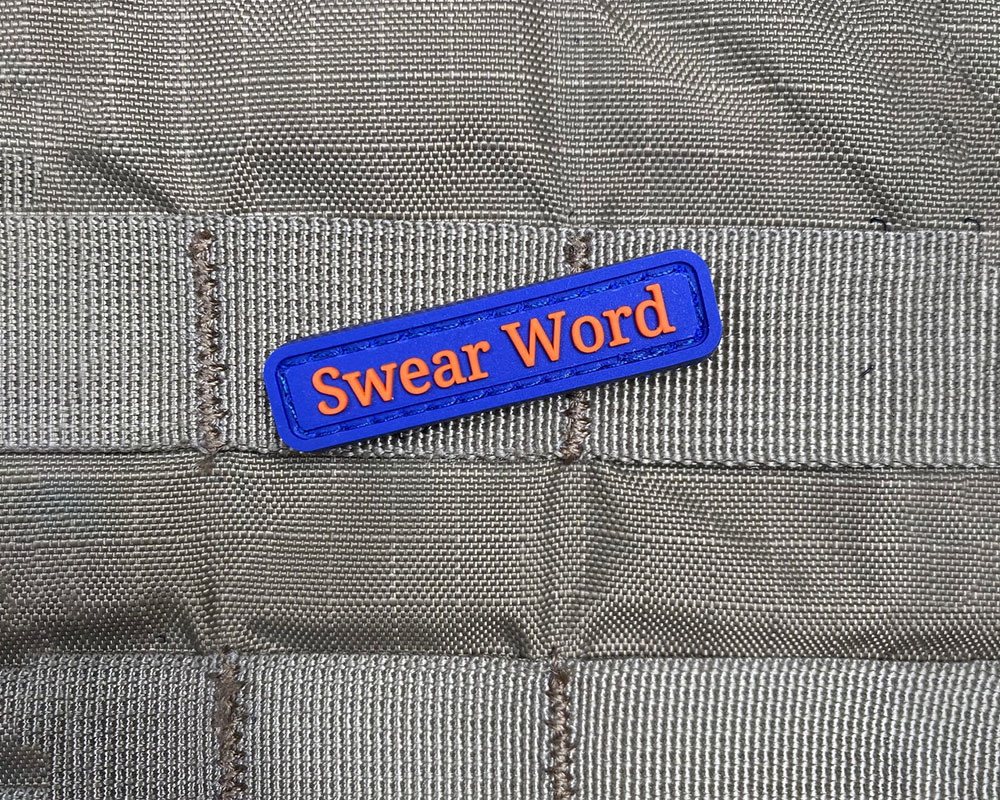 Violent Little Machine Shop Swear Word PVC Morale Patch - Airsoft Extreme