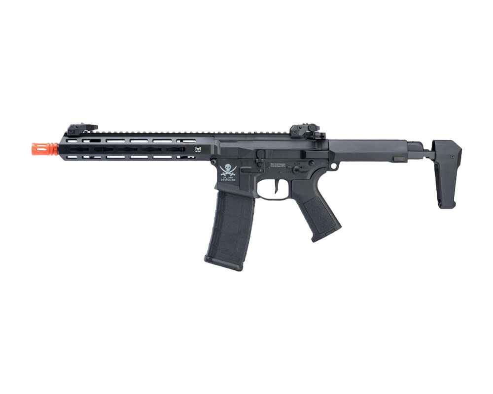 Matrix Calico Jack SBR Polymer M4 AEG Tanker Stock Black - Airsoft Extreme