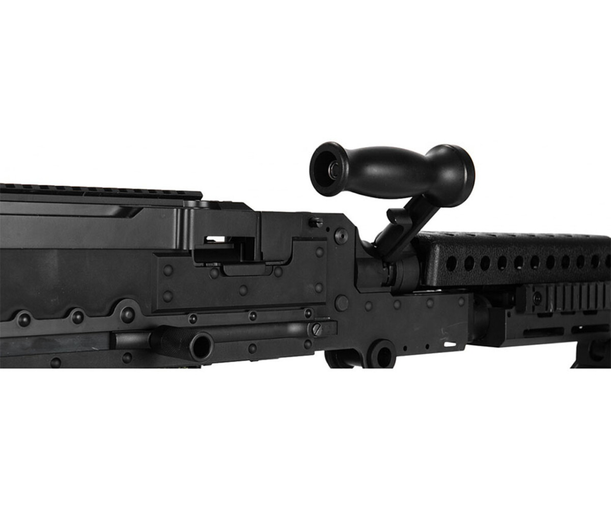 Lancer Tactical M240B metal body electric light machine gun w/box ...