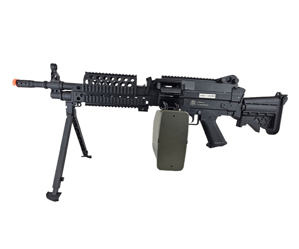 Cybergun FN Licensed M249 MINIMI "Featherweight" Airsoft Machine Gun ...