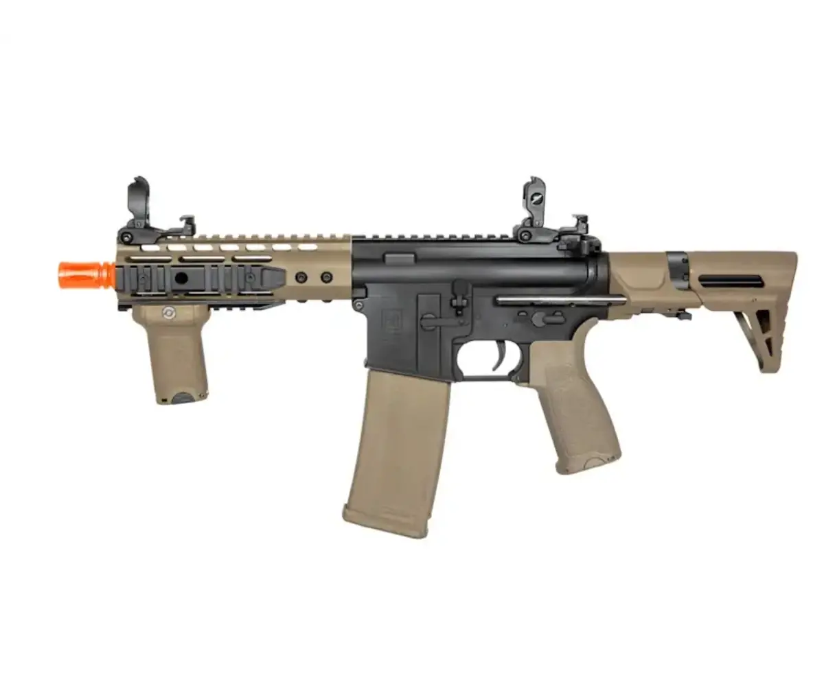 Specna Arms M4 AEG Rifle EDGE Series M4 PDW Keymod SA-E12 Half-Tan Gun ...