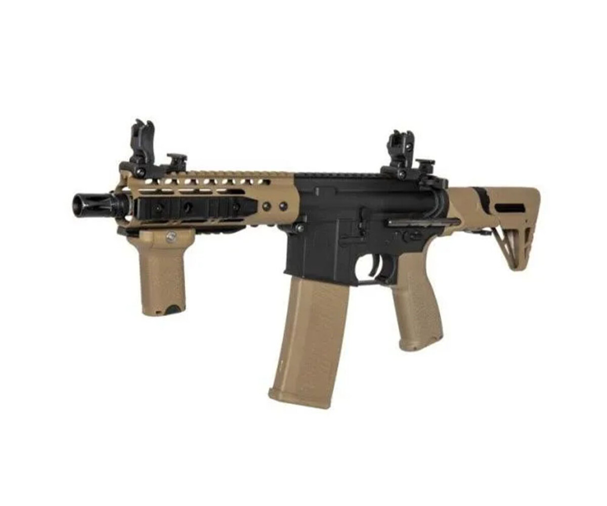 Specna Arms M4 AEG Rifle EDGE Series M4 PDW Keymod SA-E12 Half-Tan Gun ...