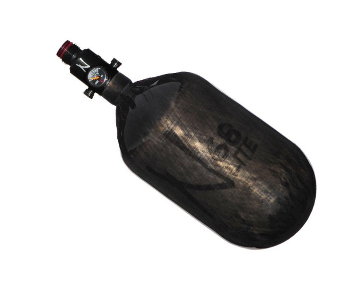 Ninja 90/4500 Carbon Fiber SLP Tank, Translucent Black (300psi output ...