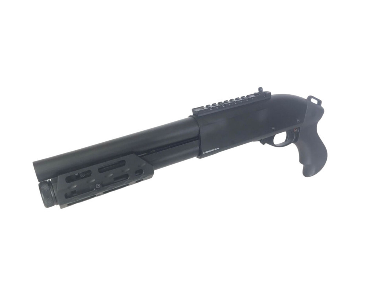 Golden Eagle Gas Airsoft Sawed-Off Shotgun w/ M-LOK Forend BLK ...