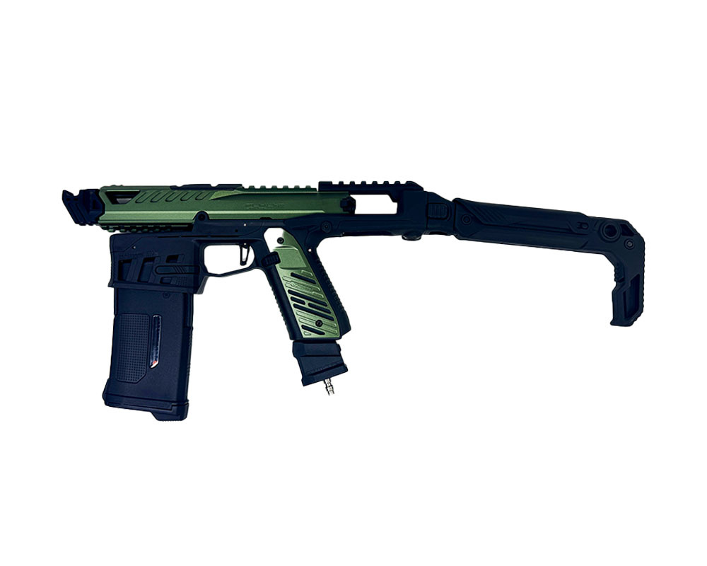 AEX CUSTOM LEAN MEAN GREEN MACHINE - Action Army AAP-01 HPA Airsoft ...