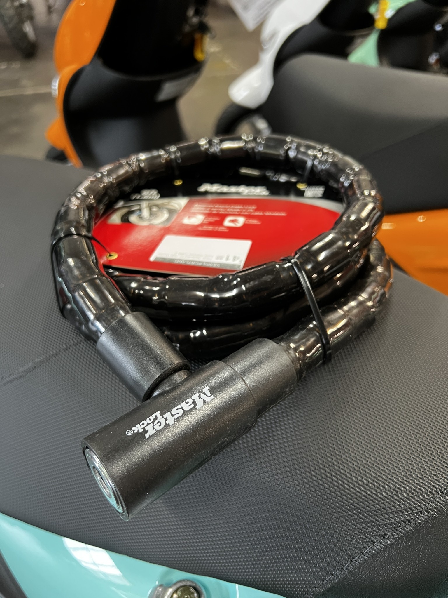 Master Lock Armored Cable 6' - Vespa Portland