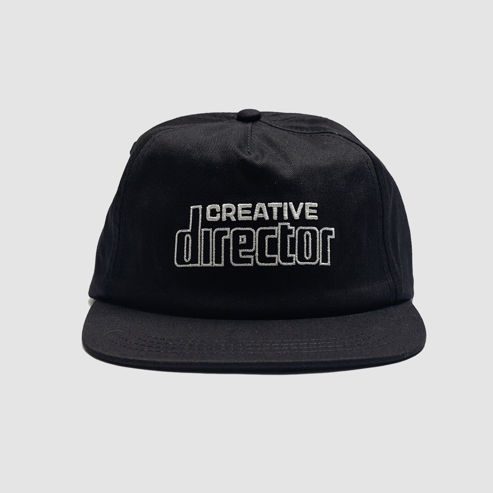 Market Creative Director 5 Panel Hat Pirate Black - RUKUS