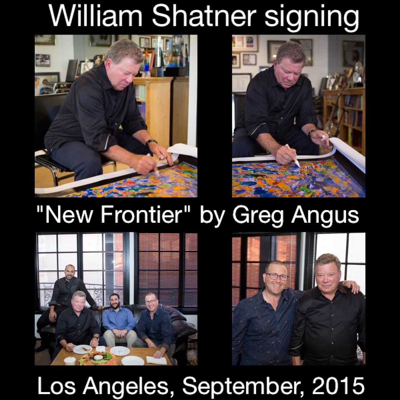 New Frontier by Greg Angus (Signed by William Shatner) - Liss Gallery