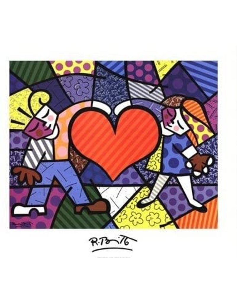 Heart Kids by Romero Britto (Signed Poster) - Liss Gallery