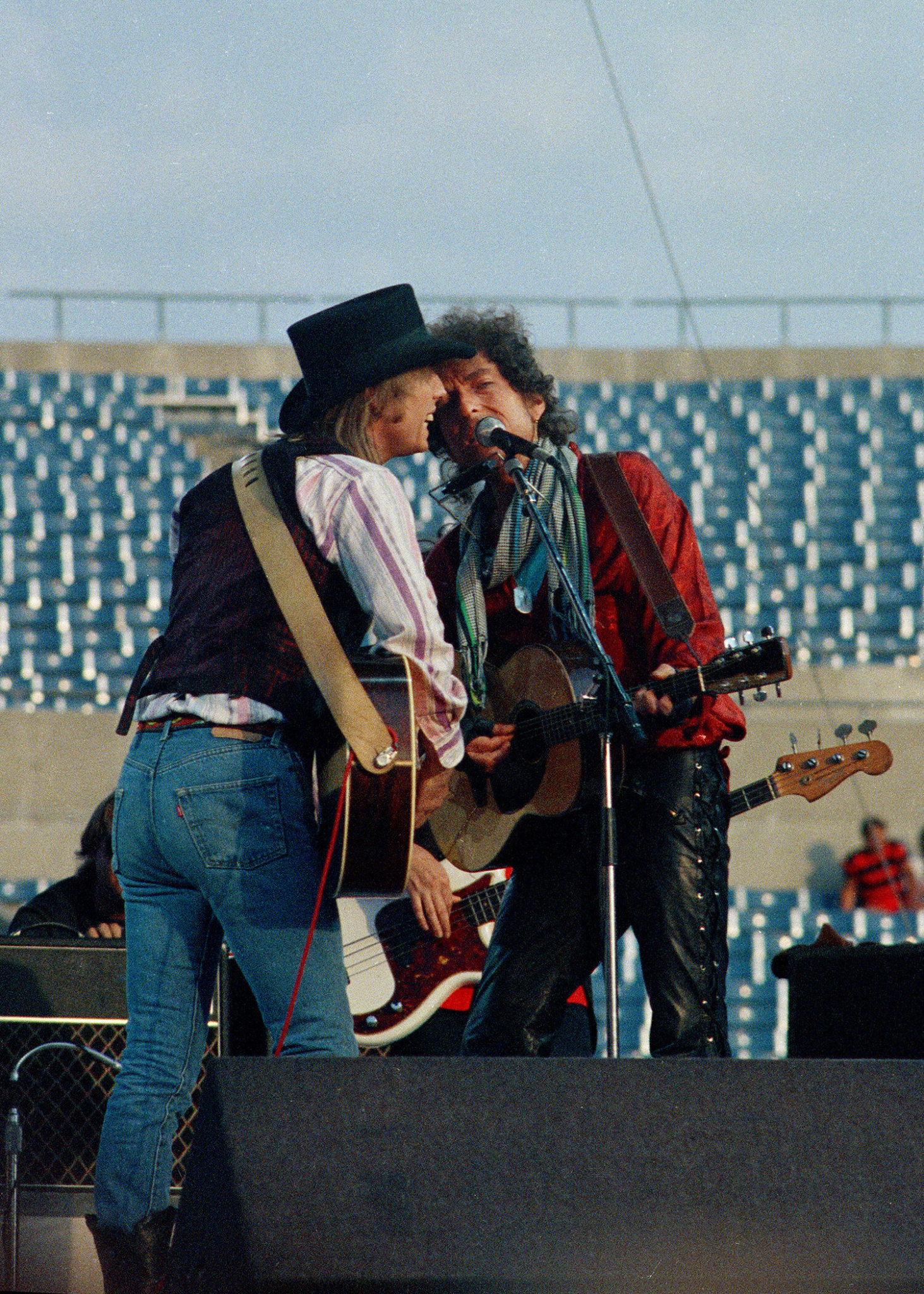 Bob Dylan - Rich Stadium, Buffalo, NY 1986 by Richard Beland - Liss Gallery