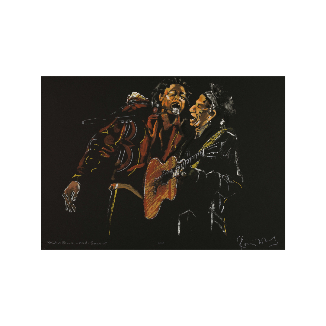 Paint it Black - Pretty Beat Up (Richards and Flowers) by Ronnie Wood ...