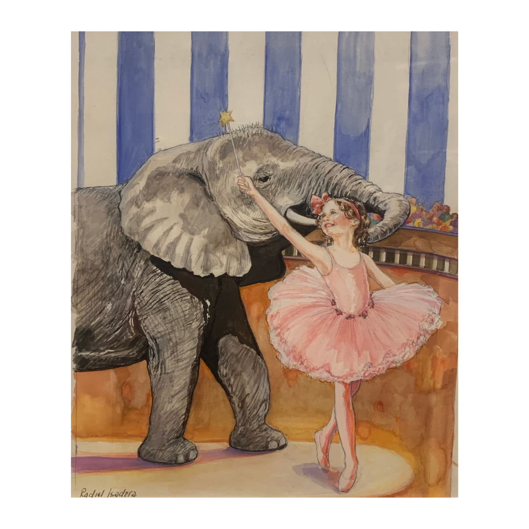 Opal and Cupid Cover Art by Rachel Isadora (Original) - Liss Gallery
