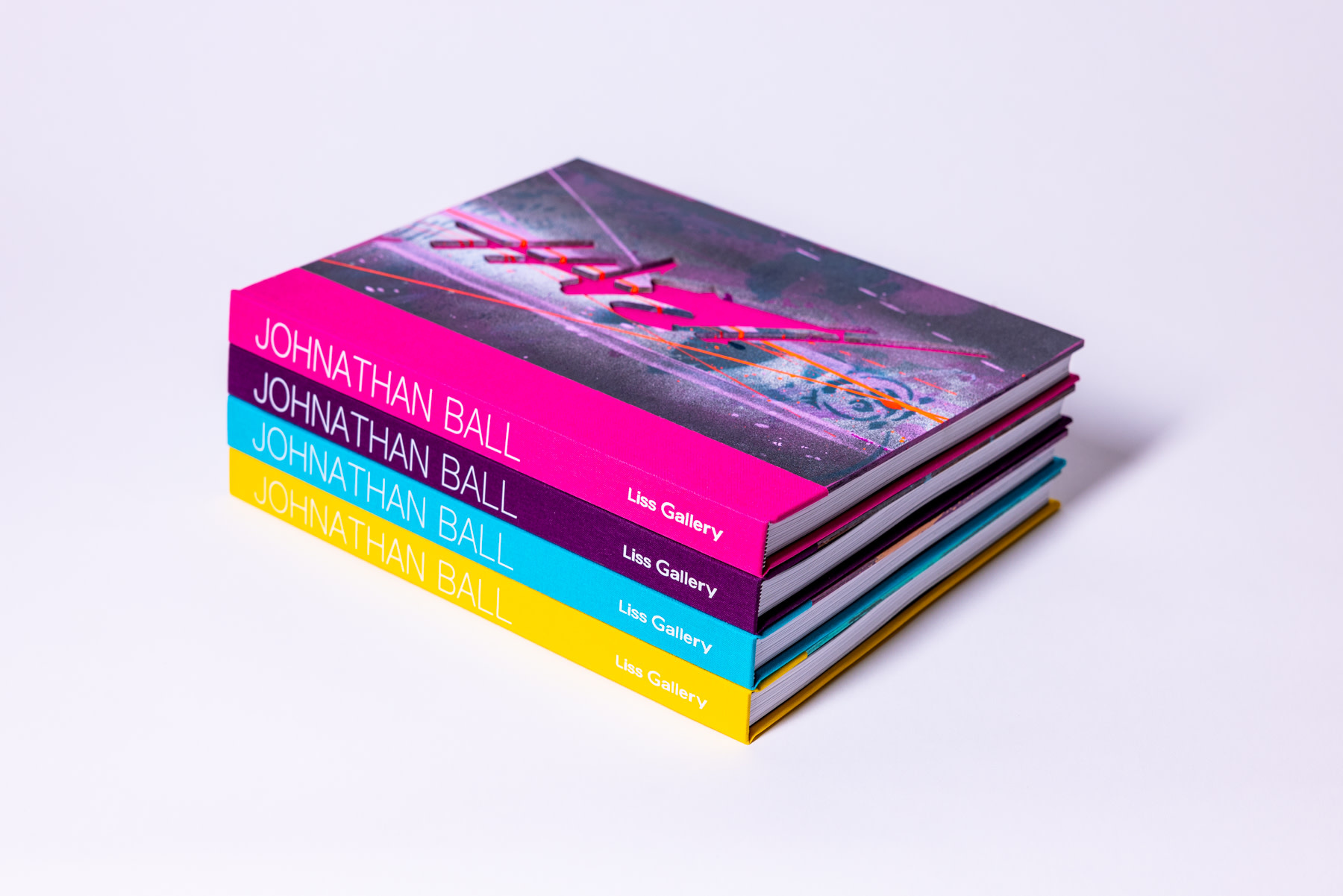 Portfolio Book - Hand Painted by Cover by Johnathan Ball - Liss Gallery