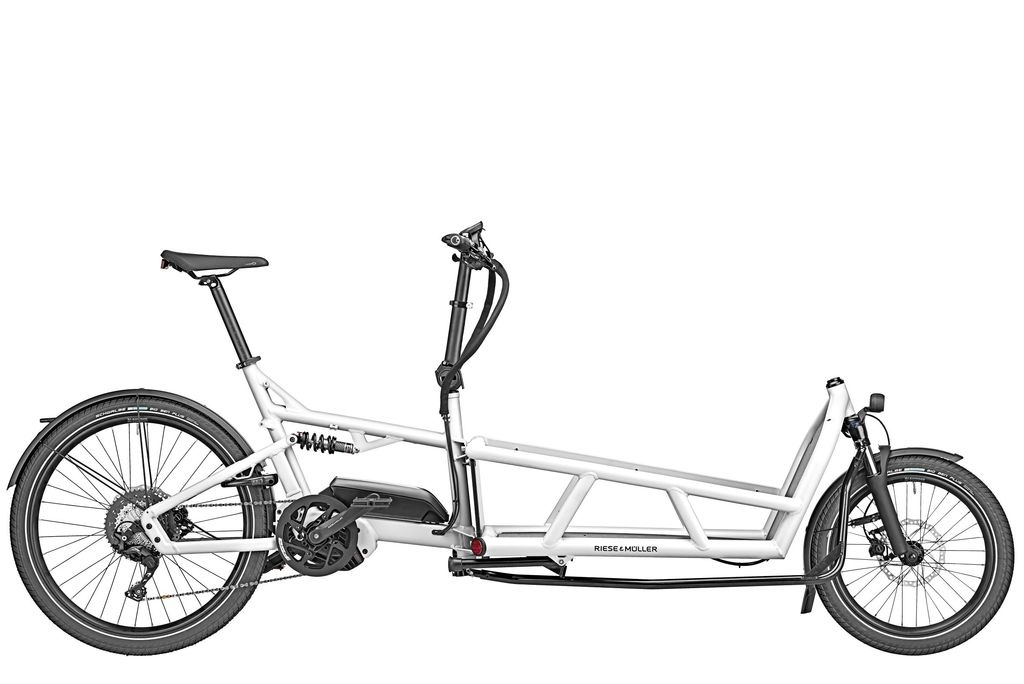 RIESE & MULLER LOAD VARIO 75 cargo bike white - Echo sports