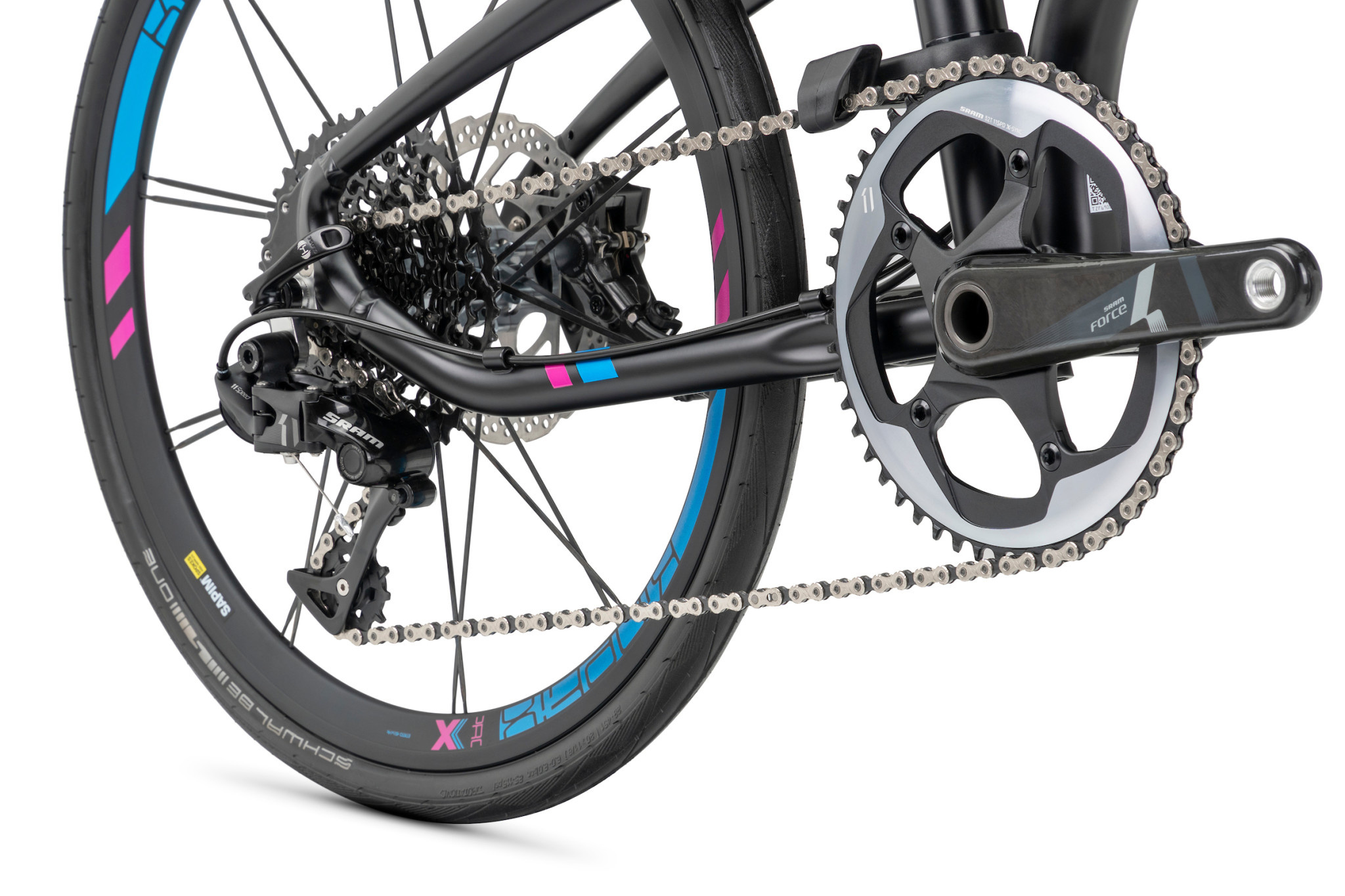 TERN VERGE X11 BLACK-MAGENTA FOLDING BIKE - Echo Sports