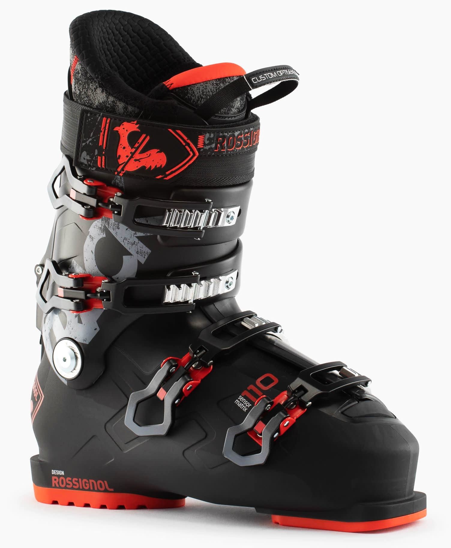 Rossignol Track 110 black-red Men's ski boot - Echo Sports
