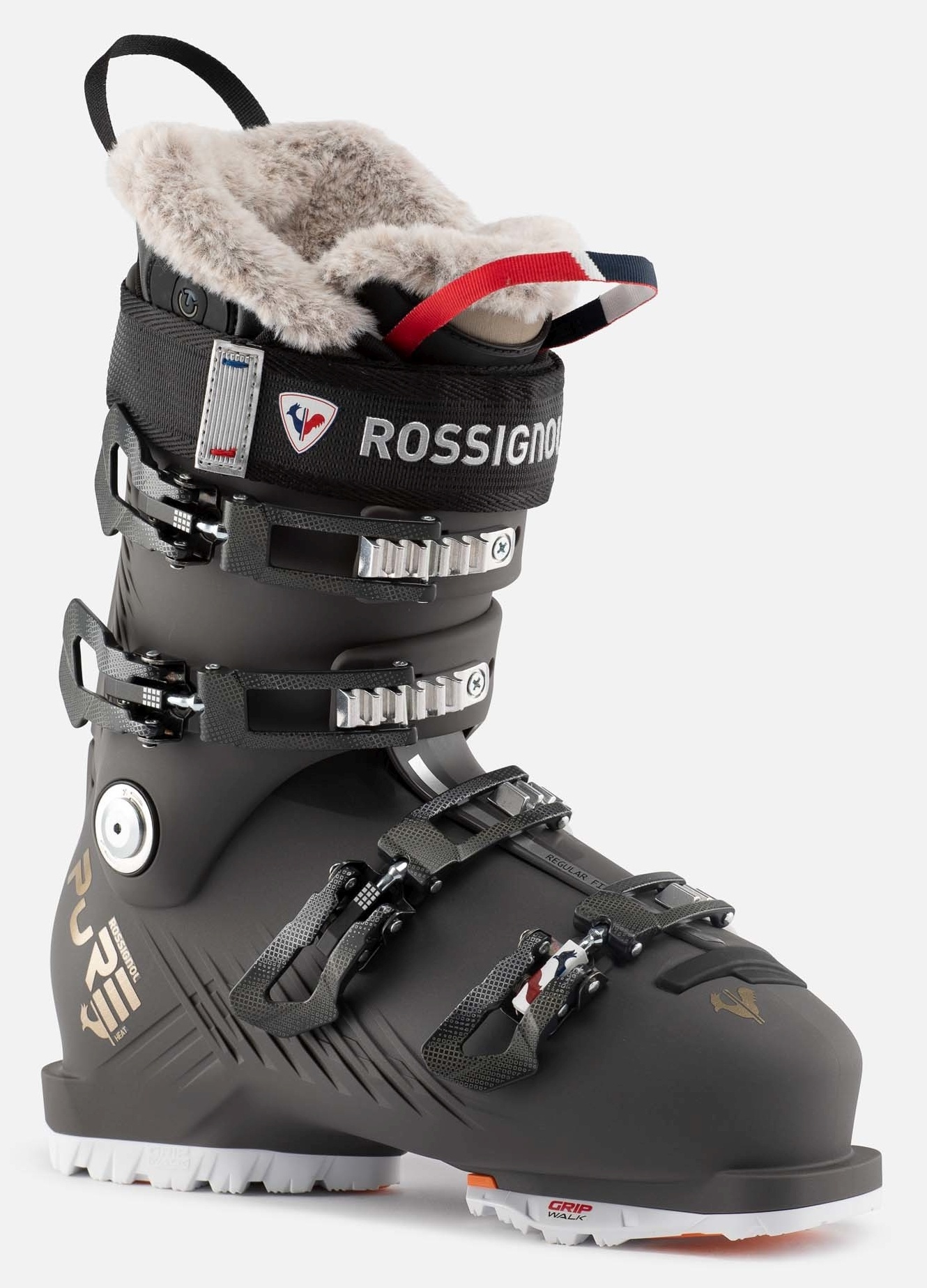 Rossignol Pure Heat GW alpine ski boot gold-grey - Echo Sports