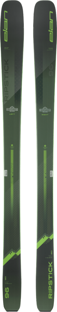 Elan Ripstick 96 men's alpine ski green - Echo Sports