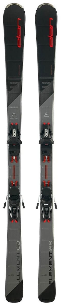Elan Element Red ls el 10.0 adult alpine ski black-red - Echo Sports