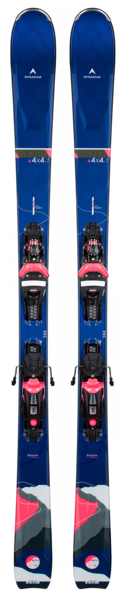 Dynastar E 4x4 7 Konect NX12 bleu ski alpin femme - Echo sports