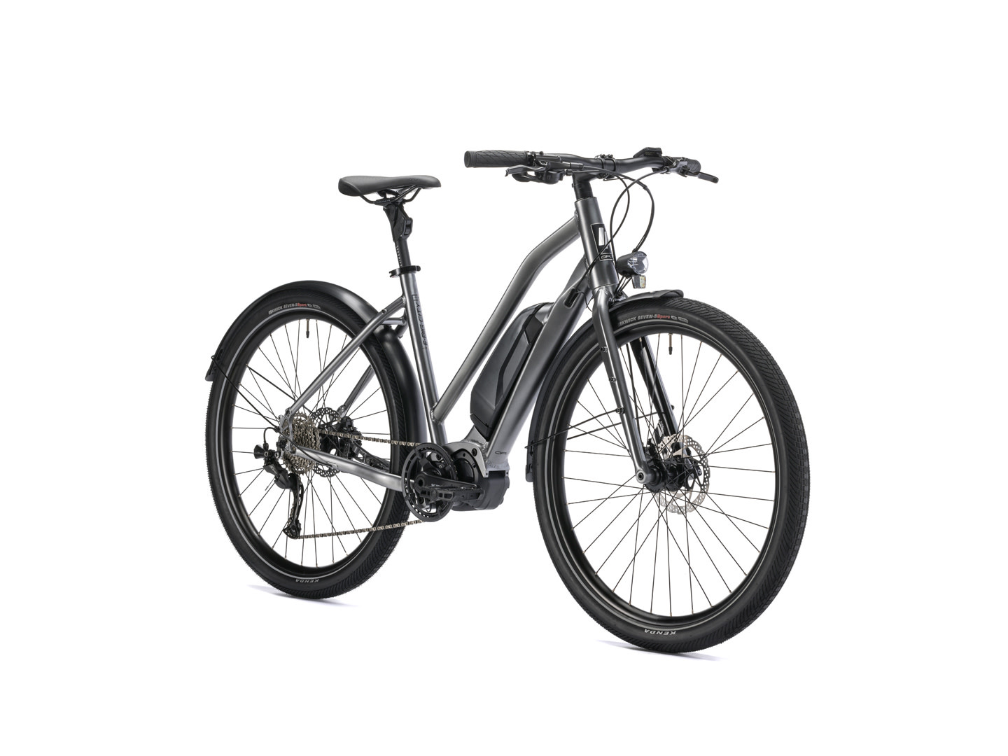 Opus E-big City step thru 6100 E-bike silver - Echo Sports