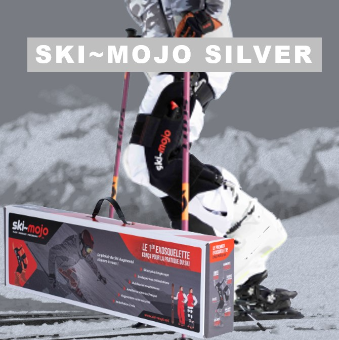 Ski-Mojo ski alpin & snowboard exosquelette pour genou - Echo sports