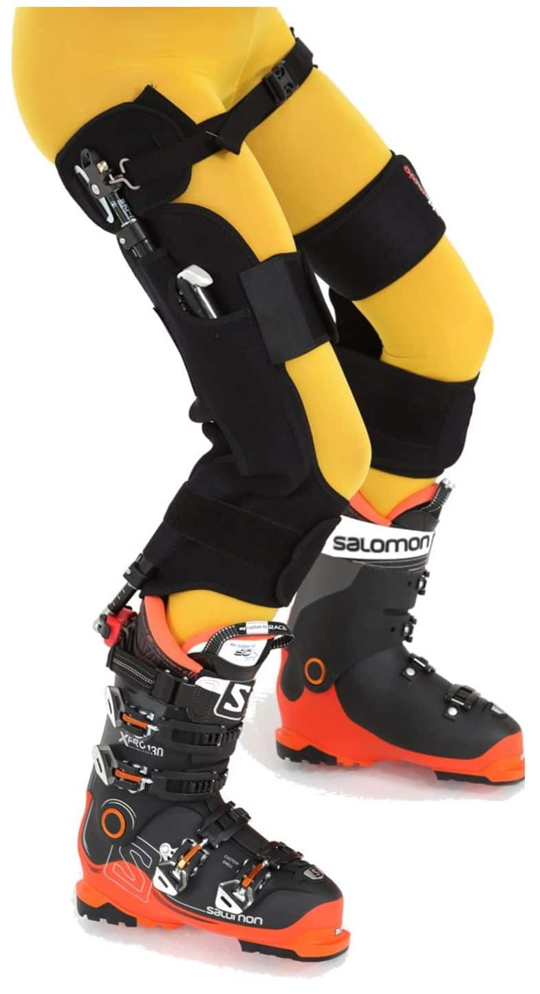 Ski-Mojo exoskeleton knee support system for ski & snowboard - Echo Sports