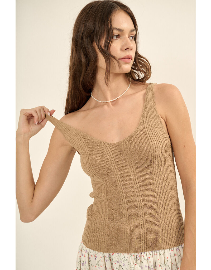 Kayla Ribbed Knit Tank - Christina’s Boutique