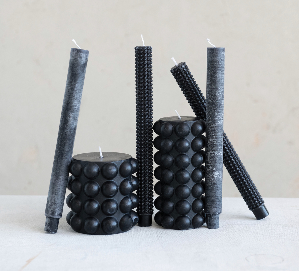 Hobnail Taper Candles Set - 509 Broadway