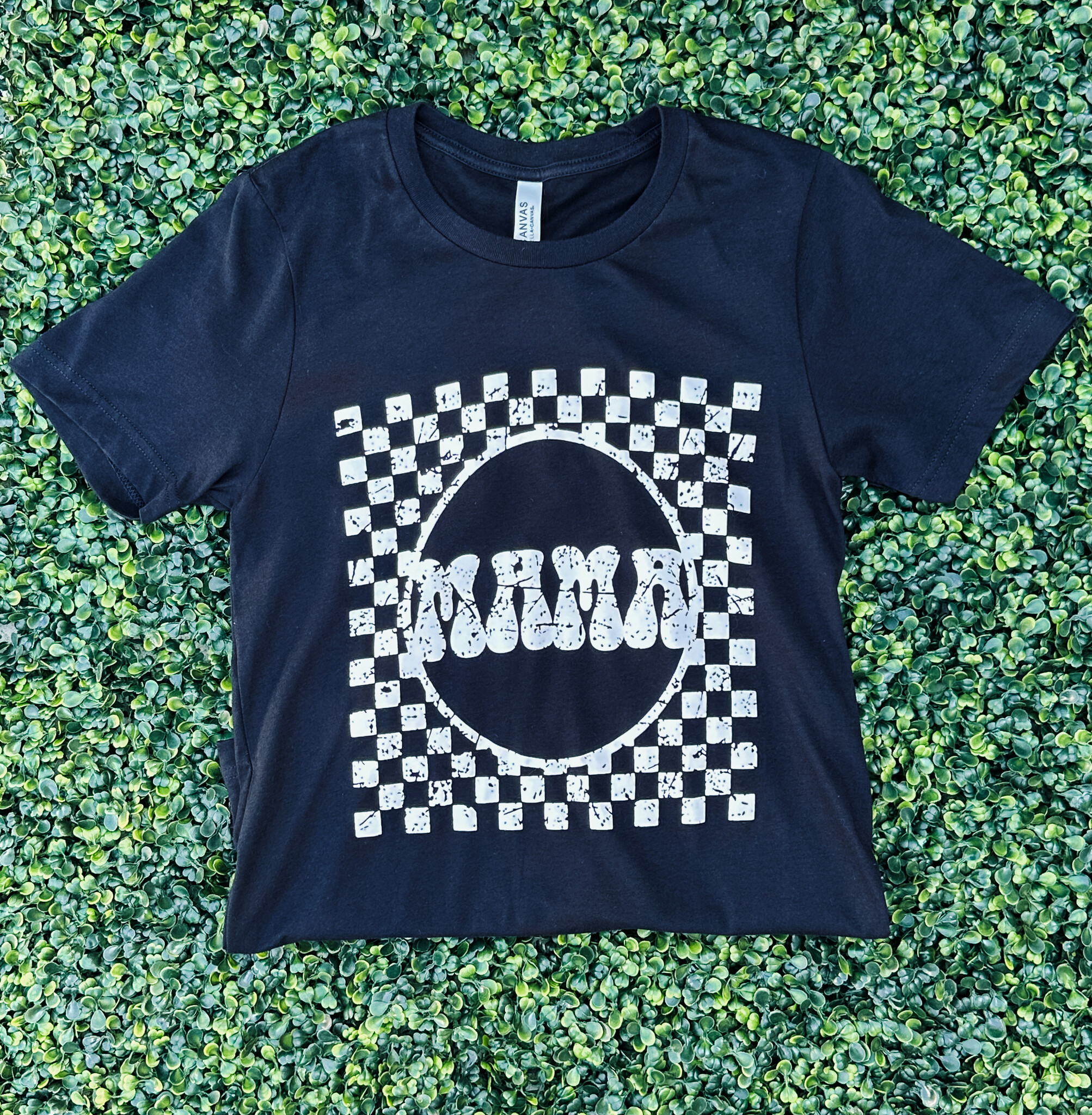 Checkered Mama Graphic Tee - 509 Broadway