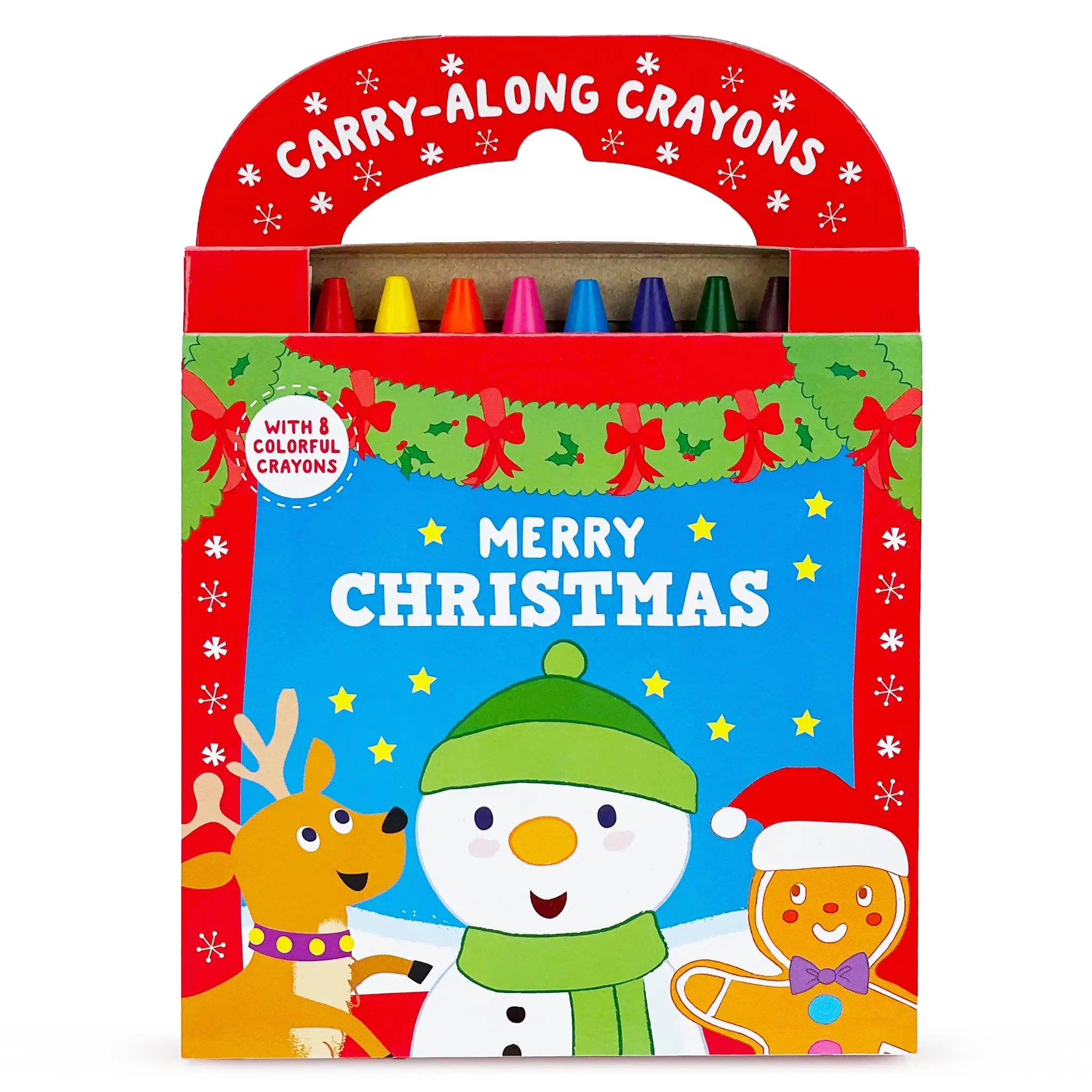 Merry Christmas Coloring Book with Crayons Set - 509 Broadway