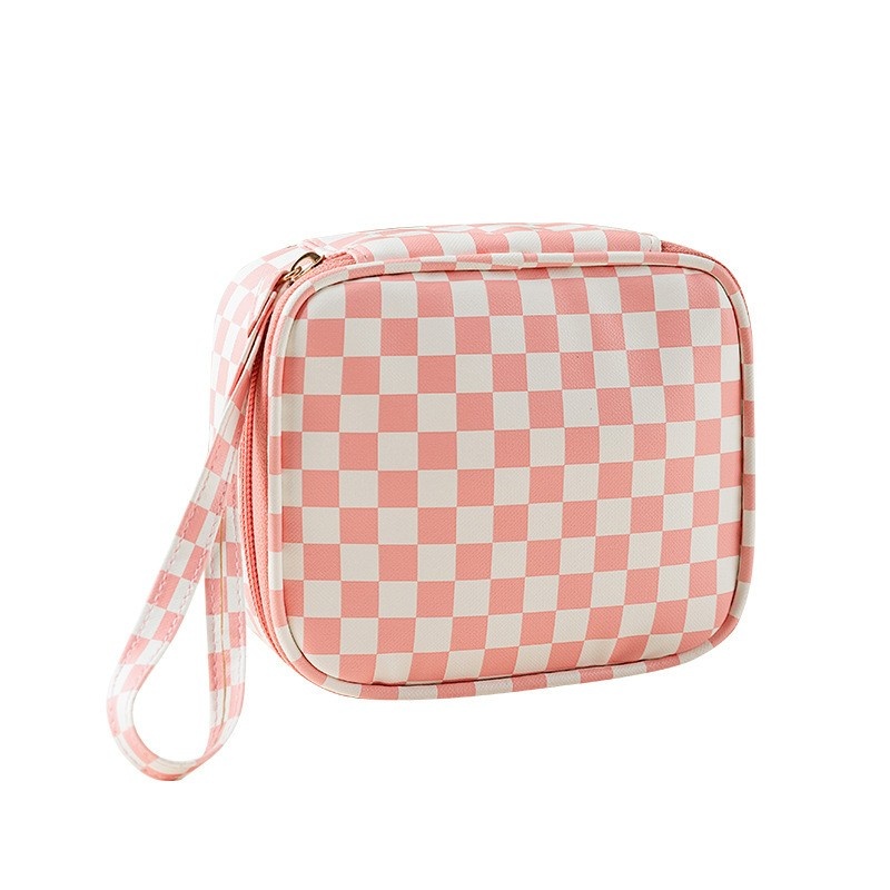 Travel Checker Makeup Pouch - 509 Broadway