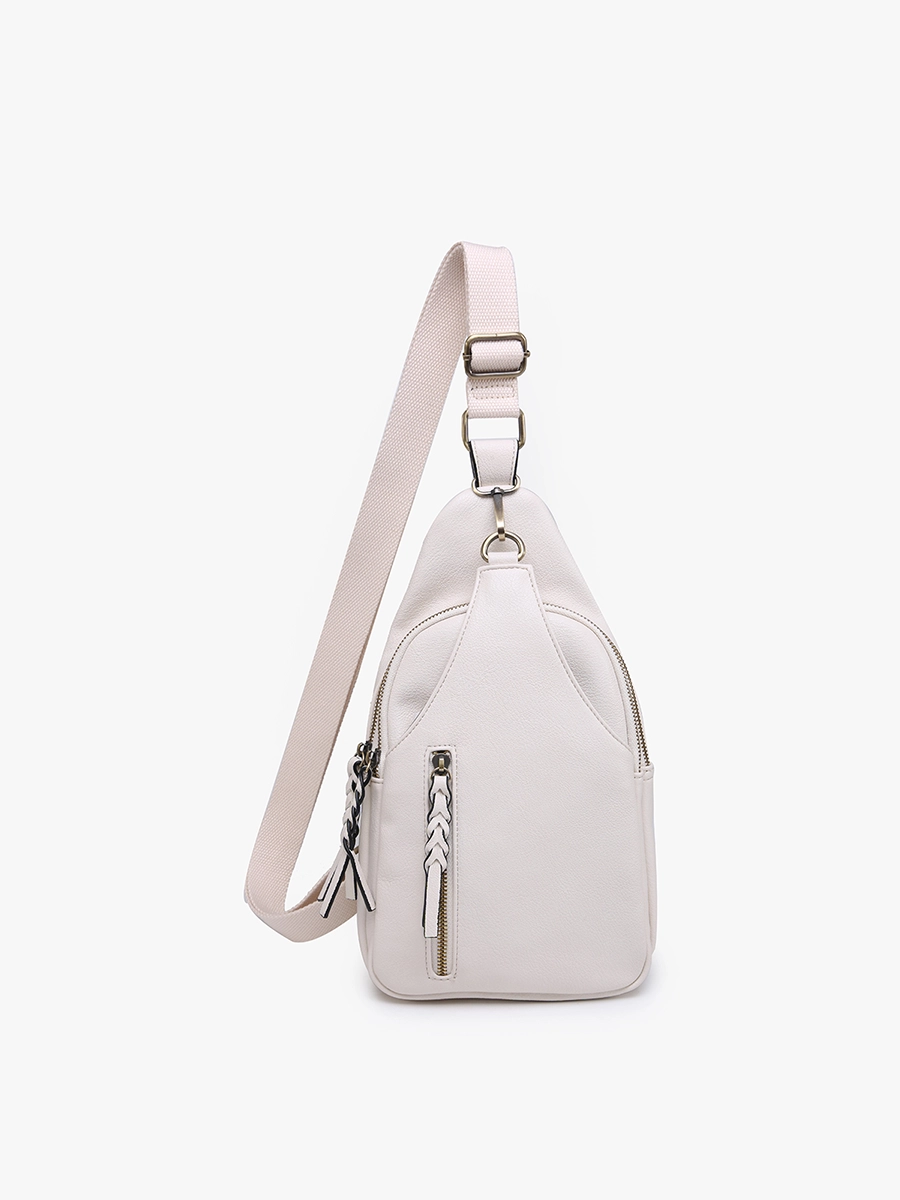 Nikki Dual Compartment Crossbody Sling Bag - 509 Broadway