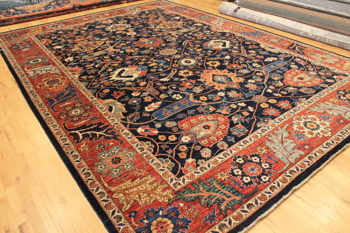 Shabahang Rugs Waukesha Hand Knotted Wool Tabriz Serapi Rug 9'8 X 13'8 ...