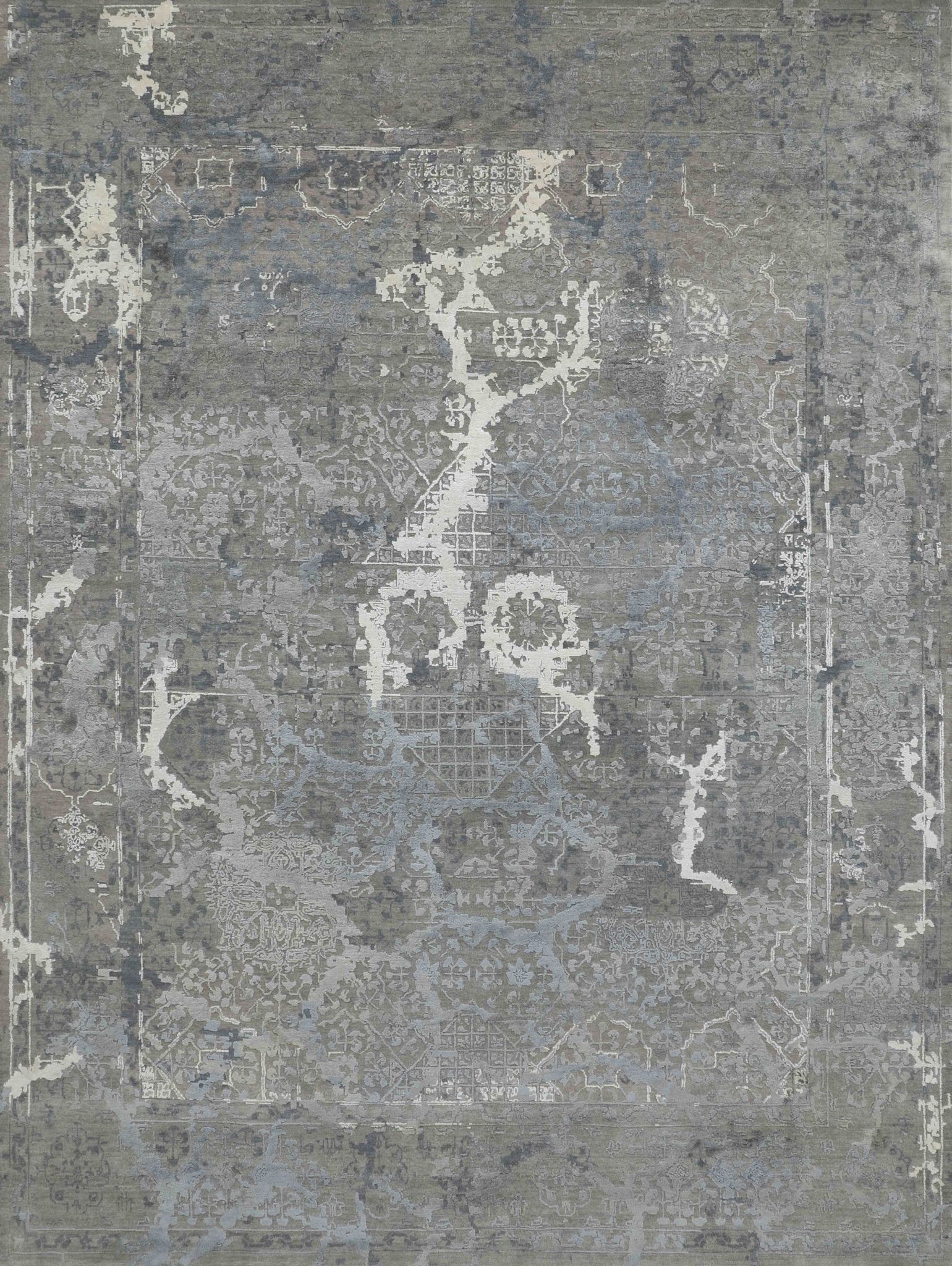 Shabahang Rugs Waukesha Hand Knotted Fine Silk Wool Modern Rug 8 X 10 ...