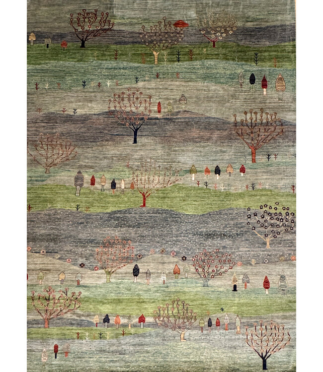 Shabahang Rugs Waukesha Hand Knotted Fine Wool Tribal Gabeh Rug 9 X 12 ...