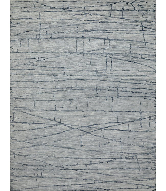 Shabahang Rugs Waukesha Hand Knotted Fine Wool Gray Modern Rug 10 X 14 ...