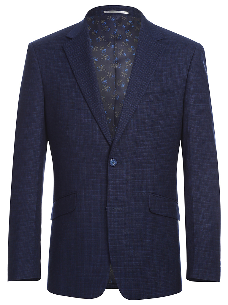 Renoir Slim Pattern Suit 242-24 Web Only - Baker Street Menswear