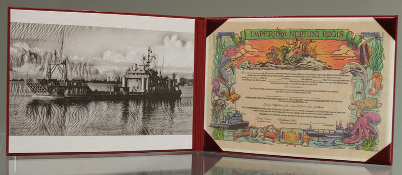 Watercraft "Shellback" Certificate Package - ATMF Gift Shop