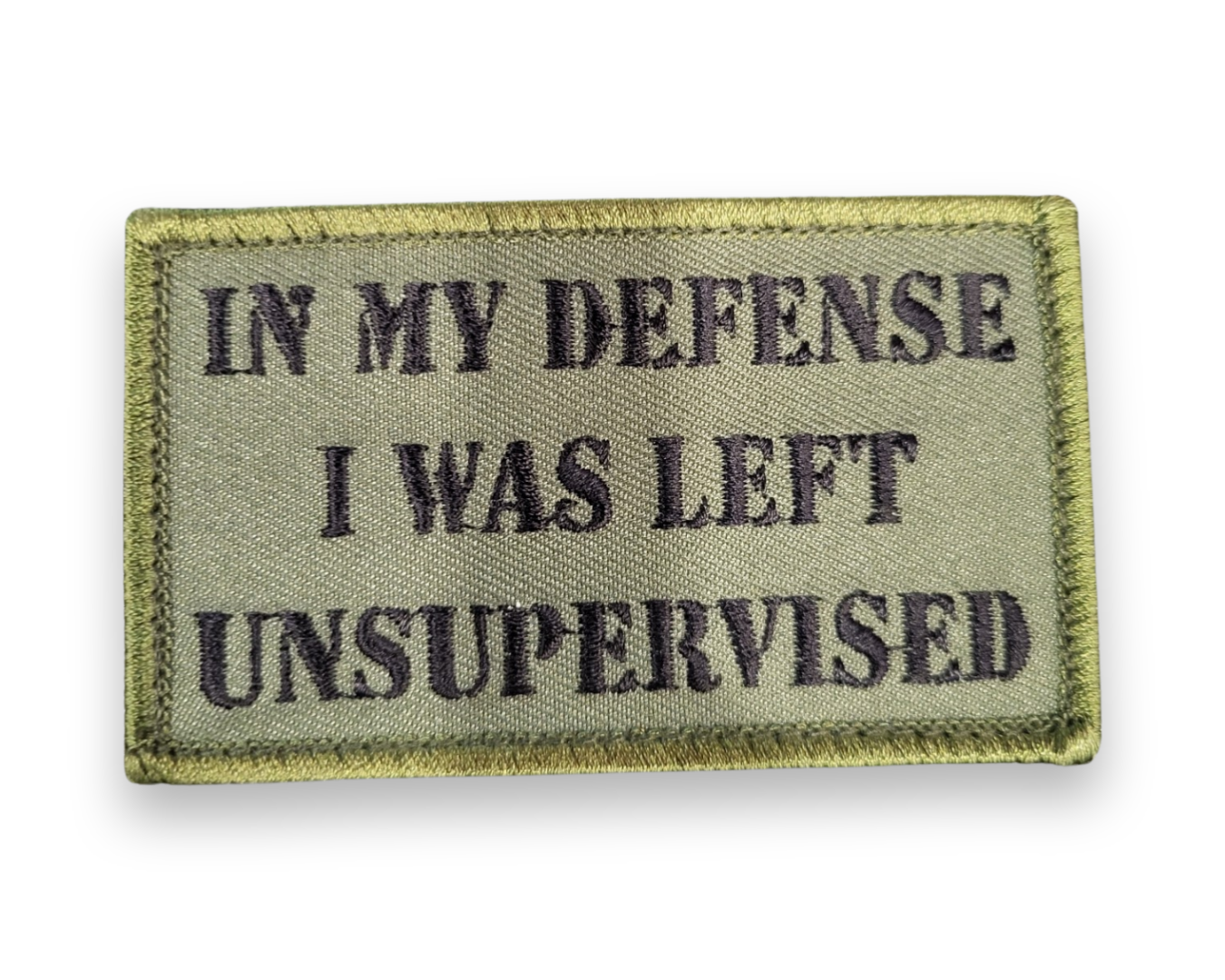 "I was left Unsupervised" Patch - ATMF Gift Shop