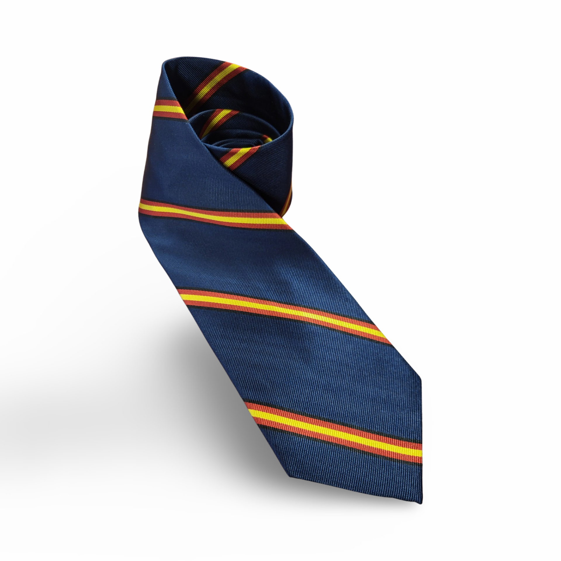 60" Regimental Woven Silk Necktie - ATMF Gift Shop