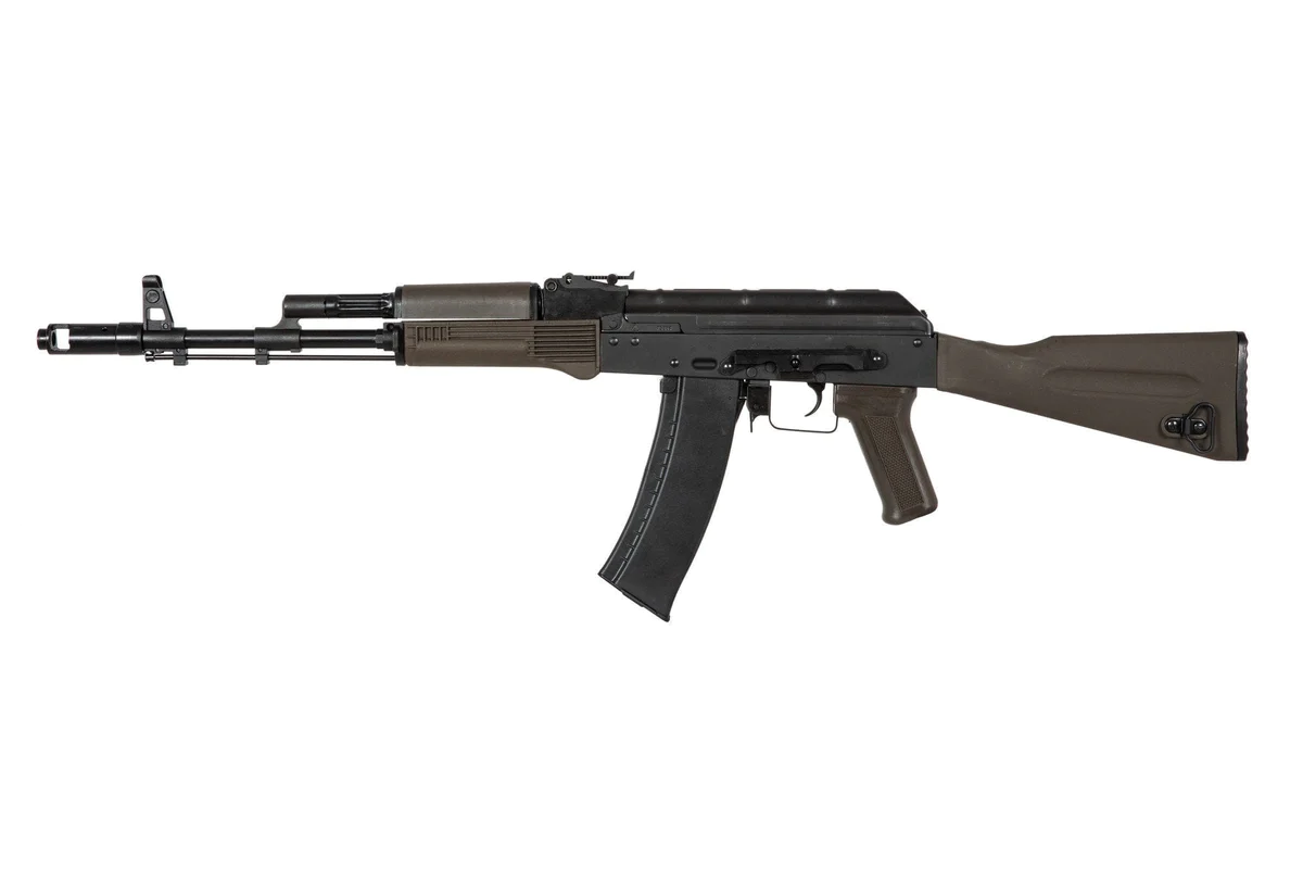 LCT LCK74M AK EBB AEG Rifle w/ OD Green Polymer Furniture - SMPR Tactique Plein-Air