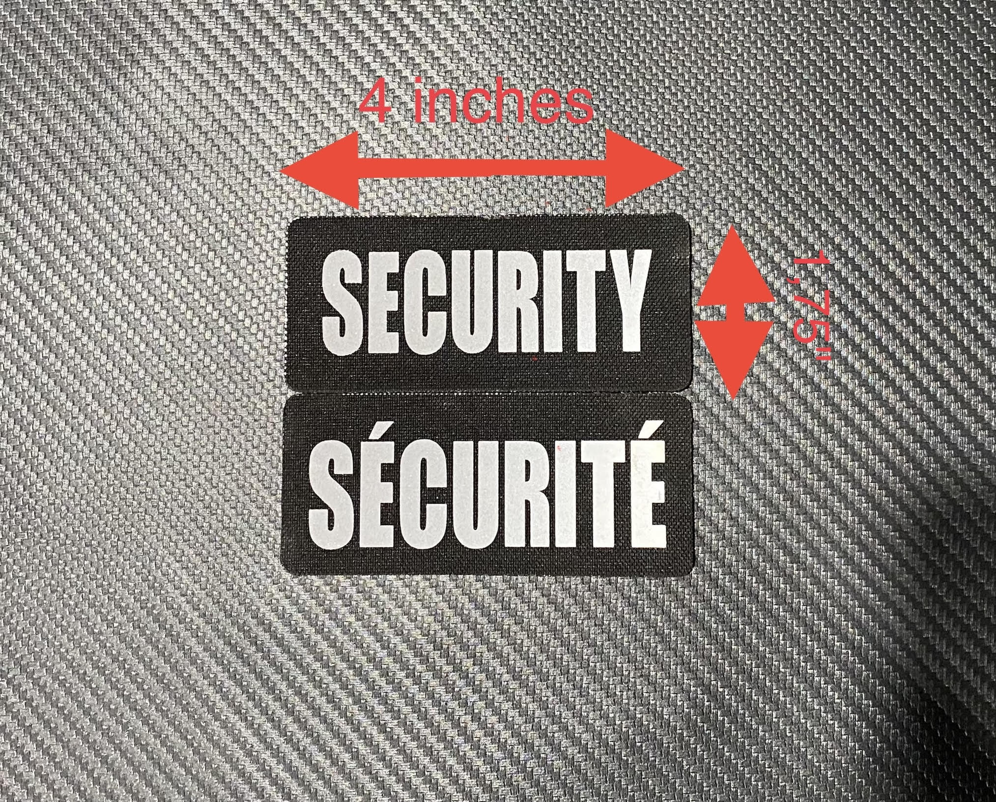 Custom Patch Canada Sécurité avec Velcro - SMPR Tactique Plein-Air