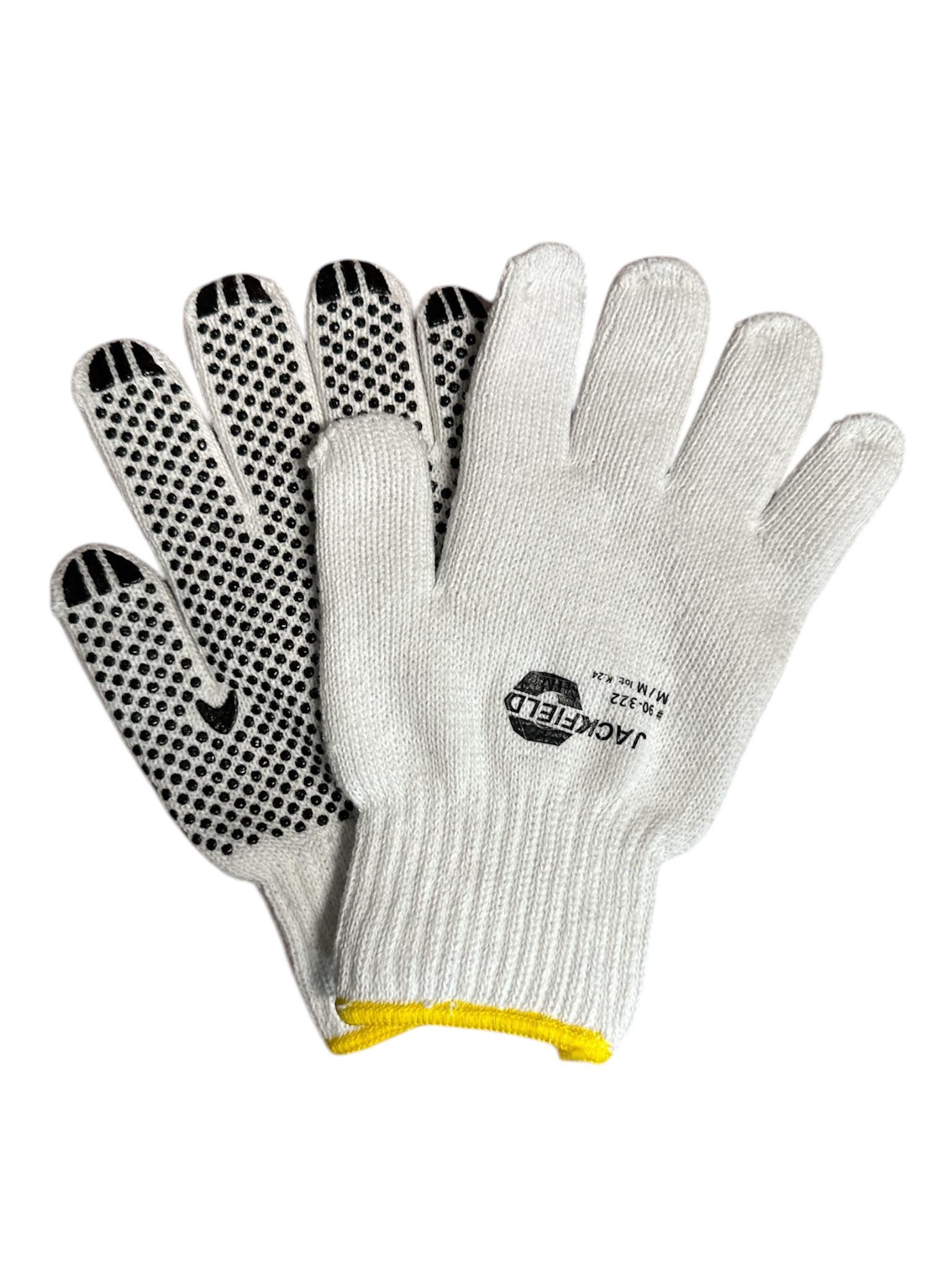 Jackfield Thermal Bleached White PVC Gloves with Dots - SMPR Tactical ...