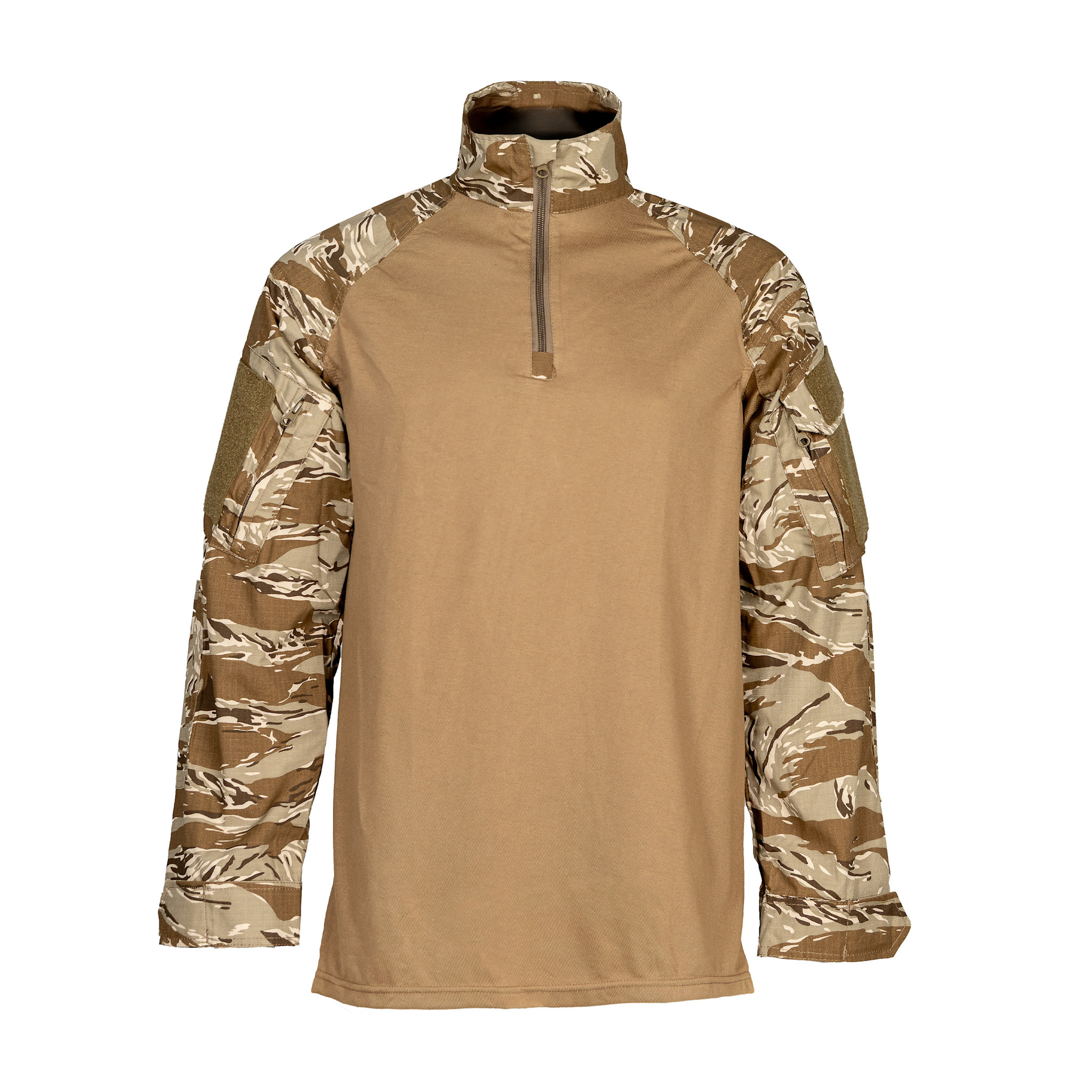 S+ Chemise de combat hybride Desert Tiger Stripe - SMPR Tactique Plein-Air