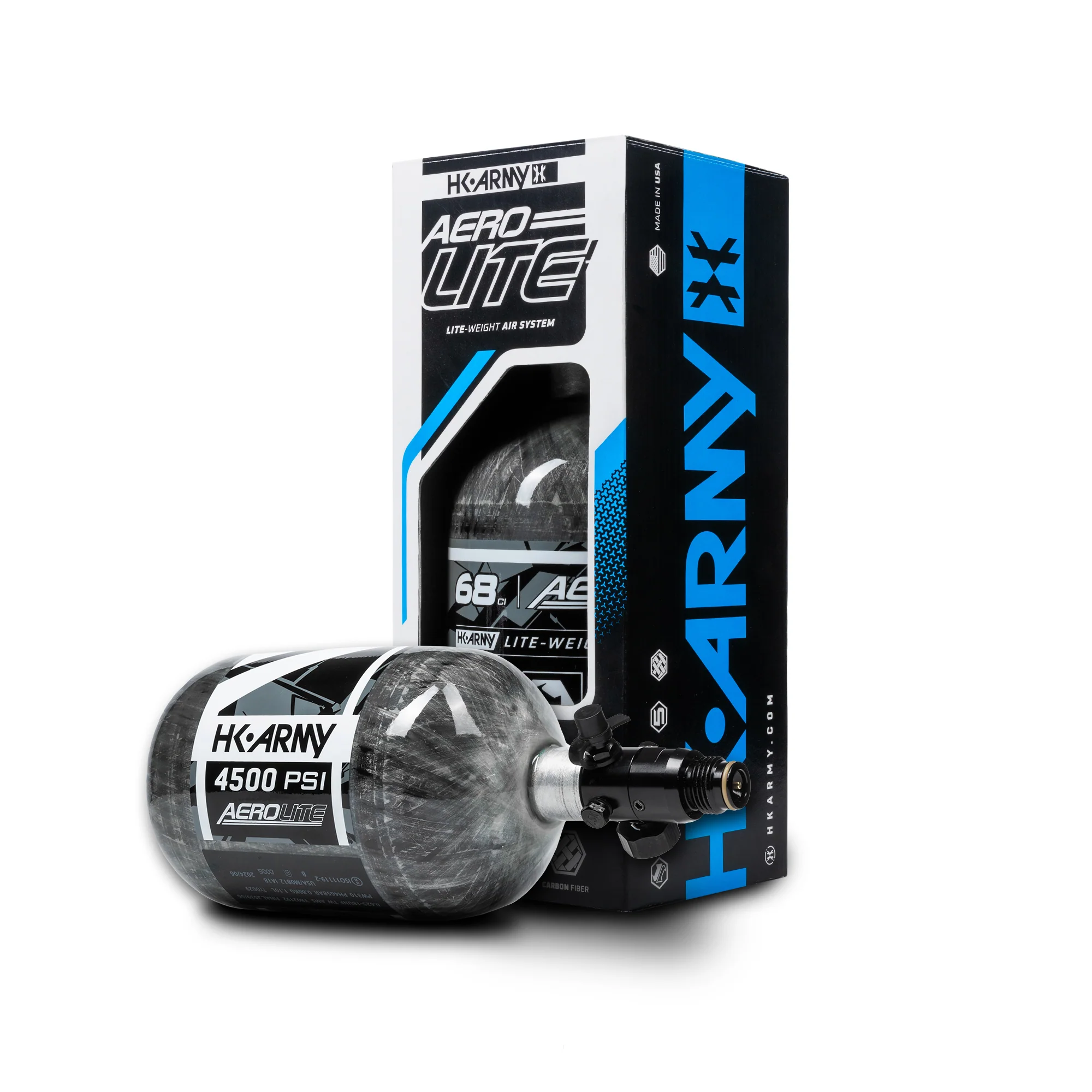 Aerolite Carbon Fiber Tank - 68ci / 4500psi - Clear - SMPR Tacitical Outdoor