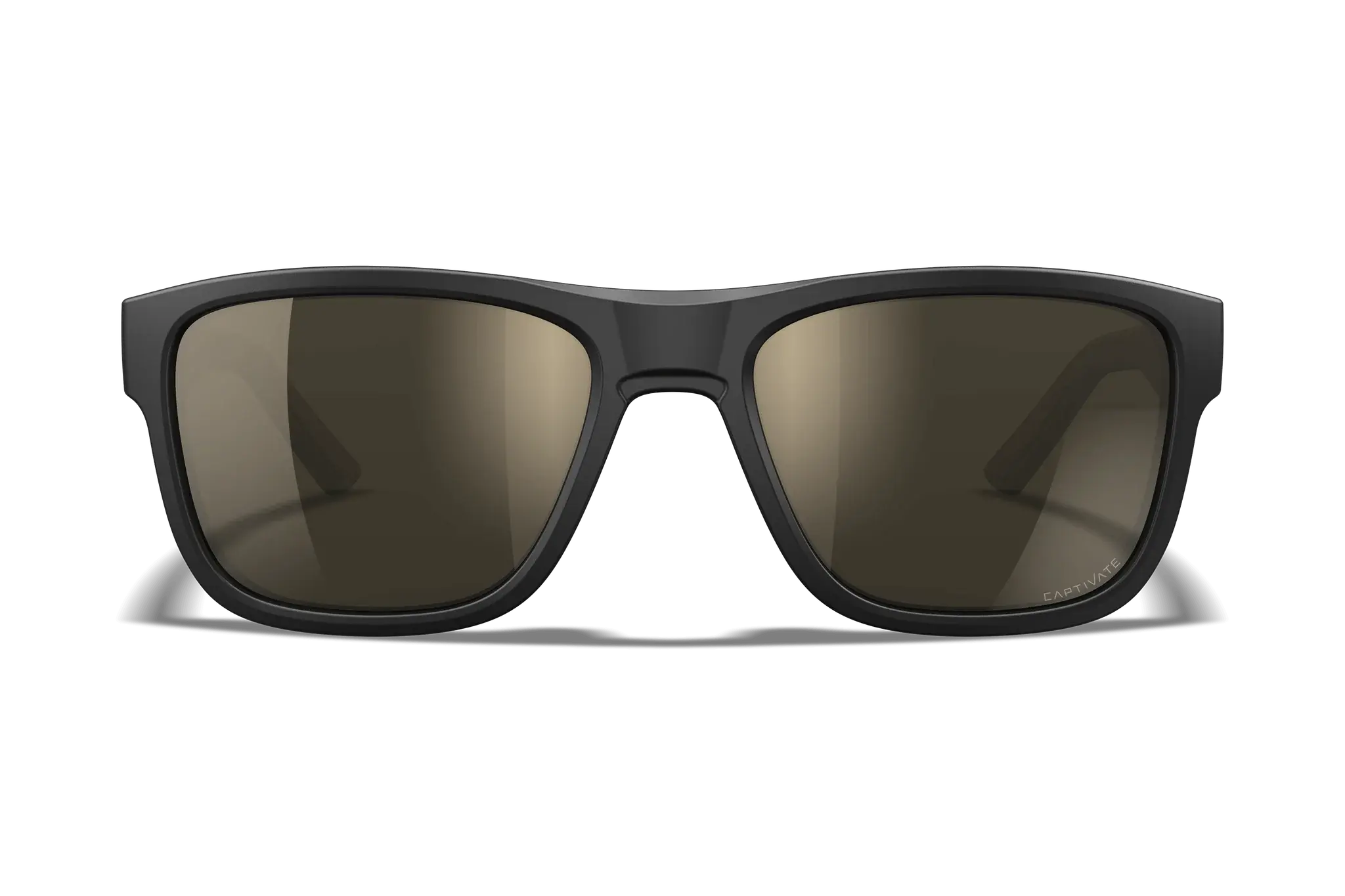 Ovation Matte Black and Tan Frame with Captivate Tungsten Mirror - SMPR ...