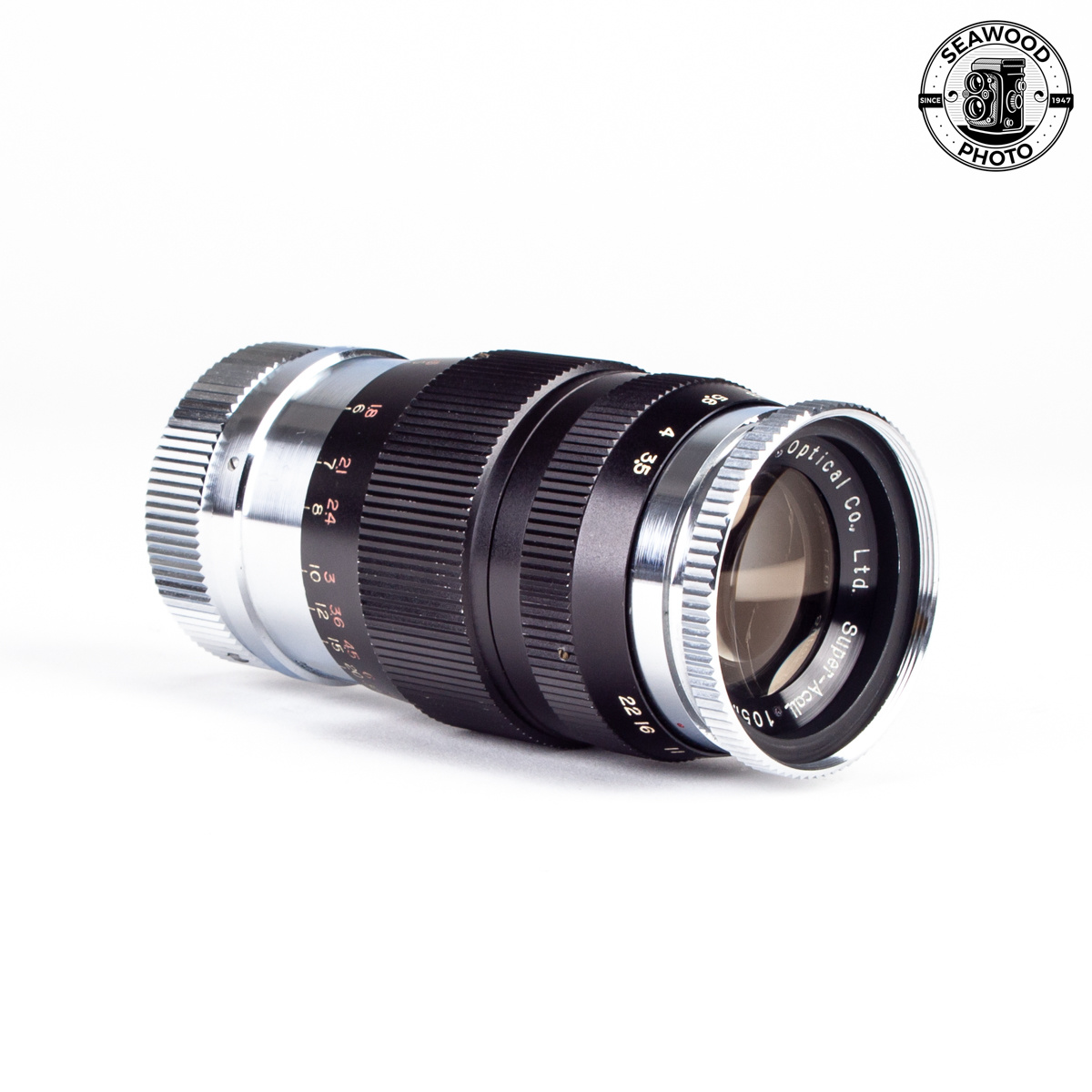 Kyoei Opt.Co. Super-Acall 105mm f3.5 Lens M39 Mount w/Finder GOOD+ ...