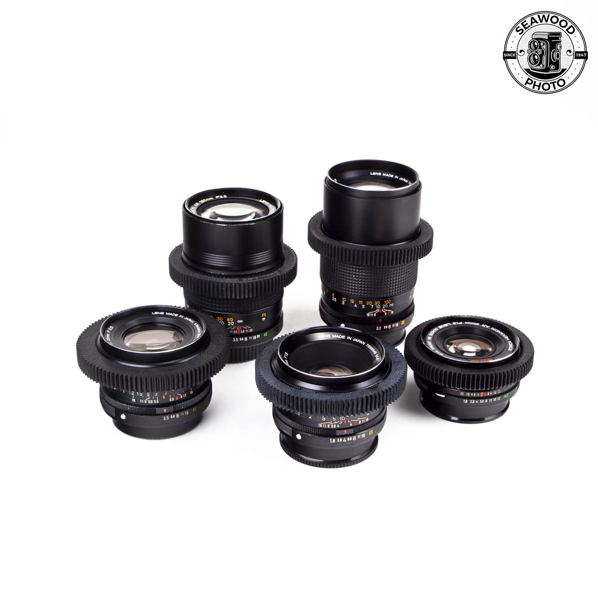 Konica Hexanon AR 5-Lens Set GOOD+ - Seawood Photo